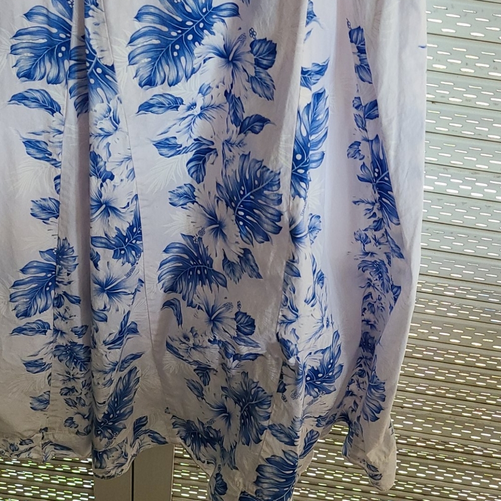 Ky'S | Dresses | Hawaiian Mumu Ruffle Long Dress | Poshmark